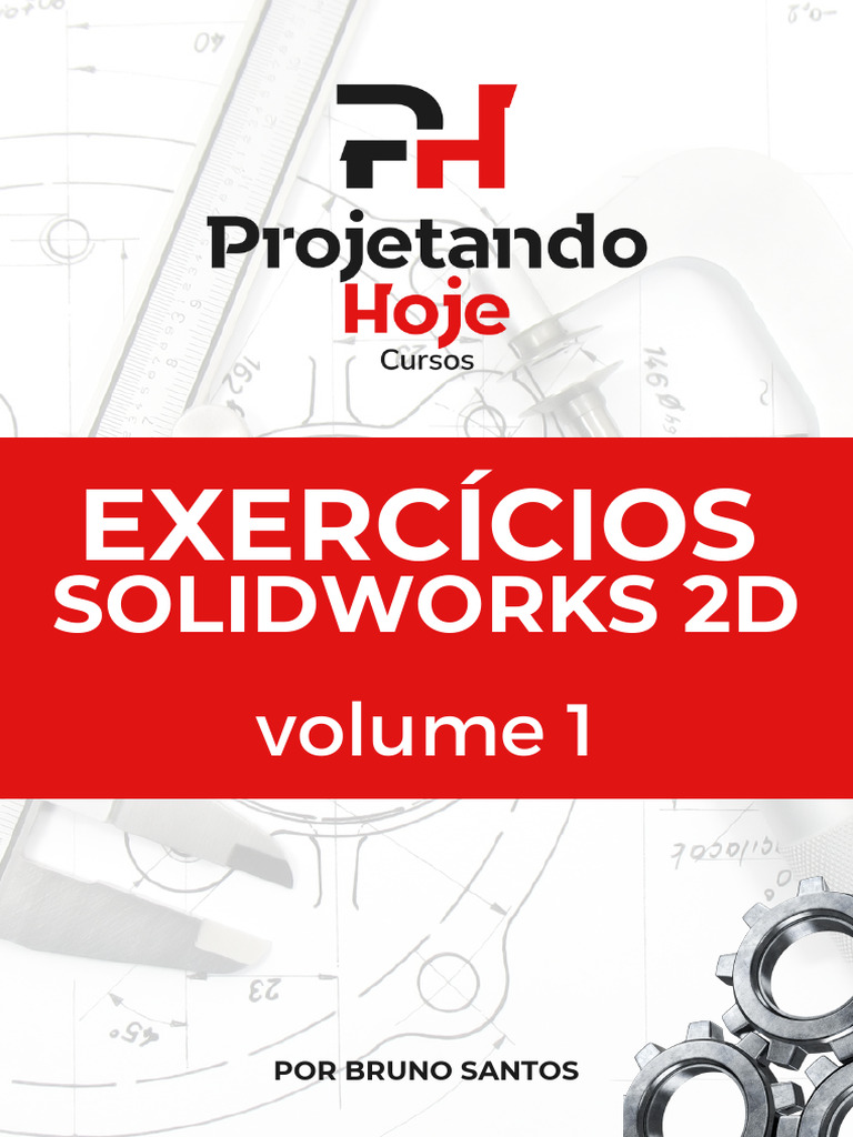 Exercícios Práticos SolidWorks 2D | PDF