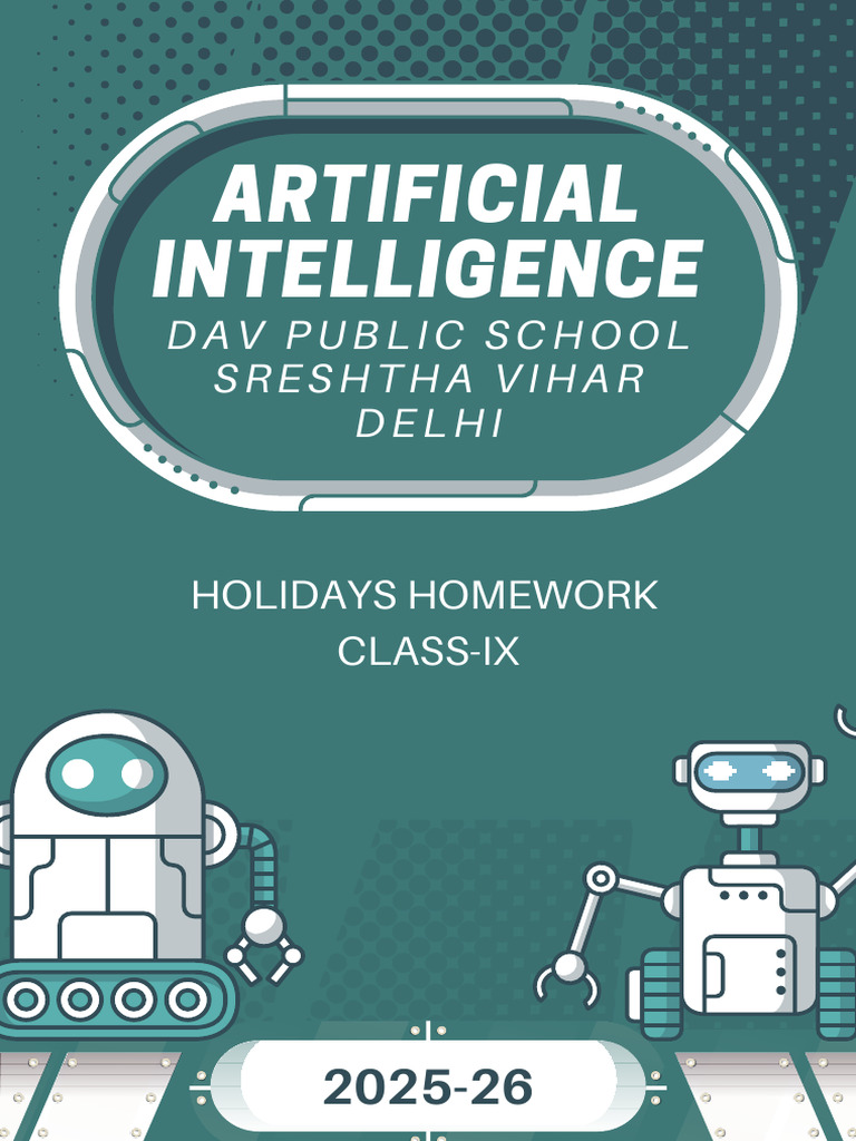 AI Homework Guide for Class IX Students | PDF | Artificial Intelligence ...