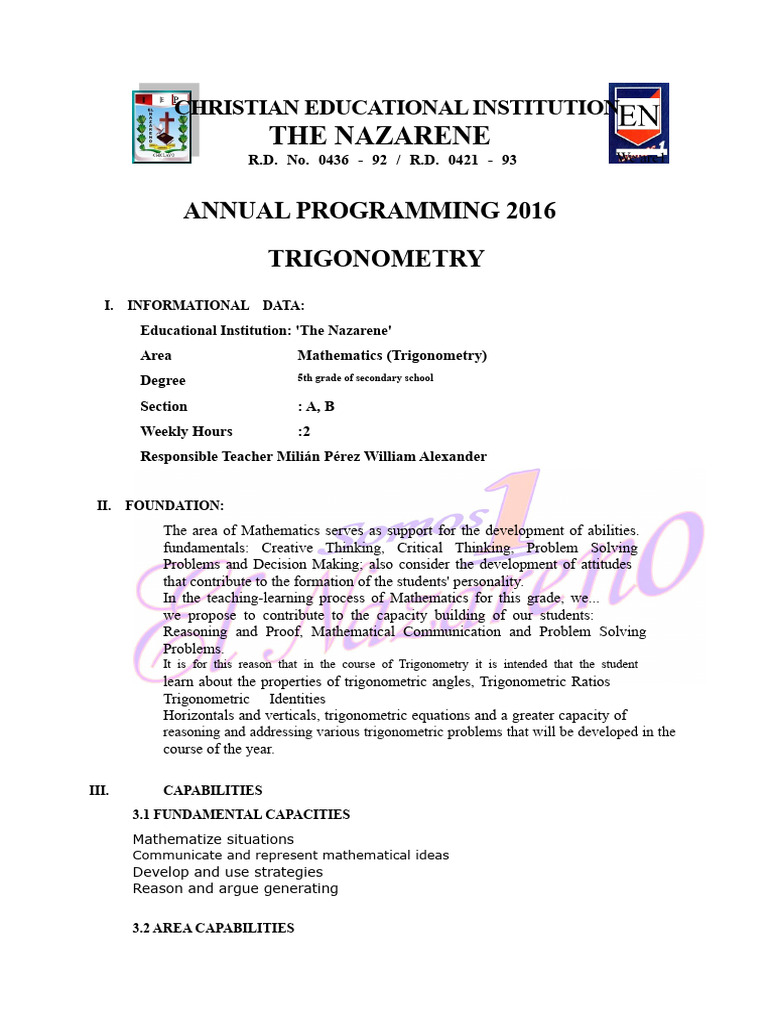 Trigonometry 5th | PDF | Trigonometry | Trigonometric Functions