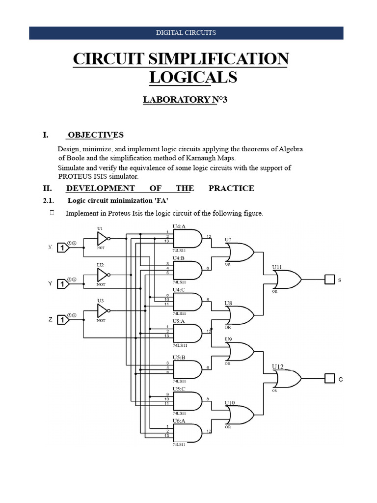 Logic Circuit Design and Minimization | PDF | Logic Gate | Computer ...