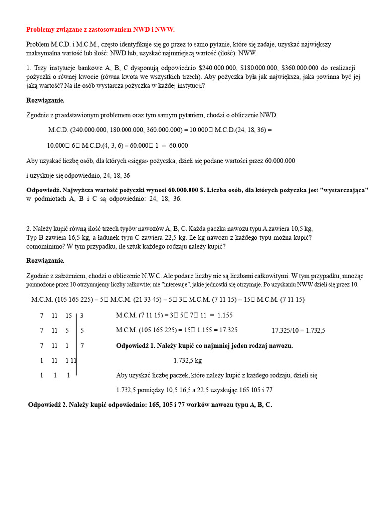Problemy Związane Z Zastosowaniem NWD I NWW. | PDF