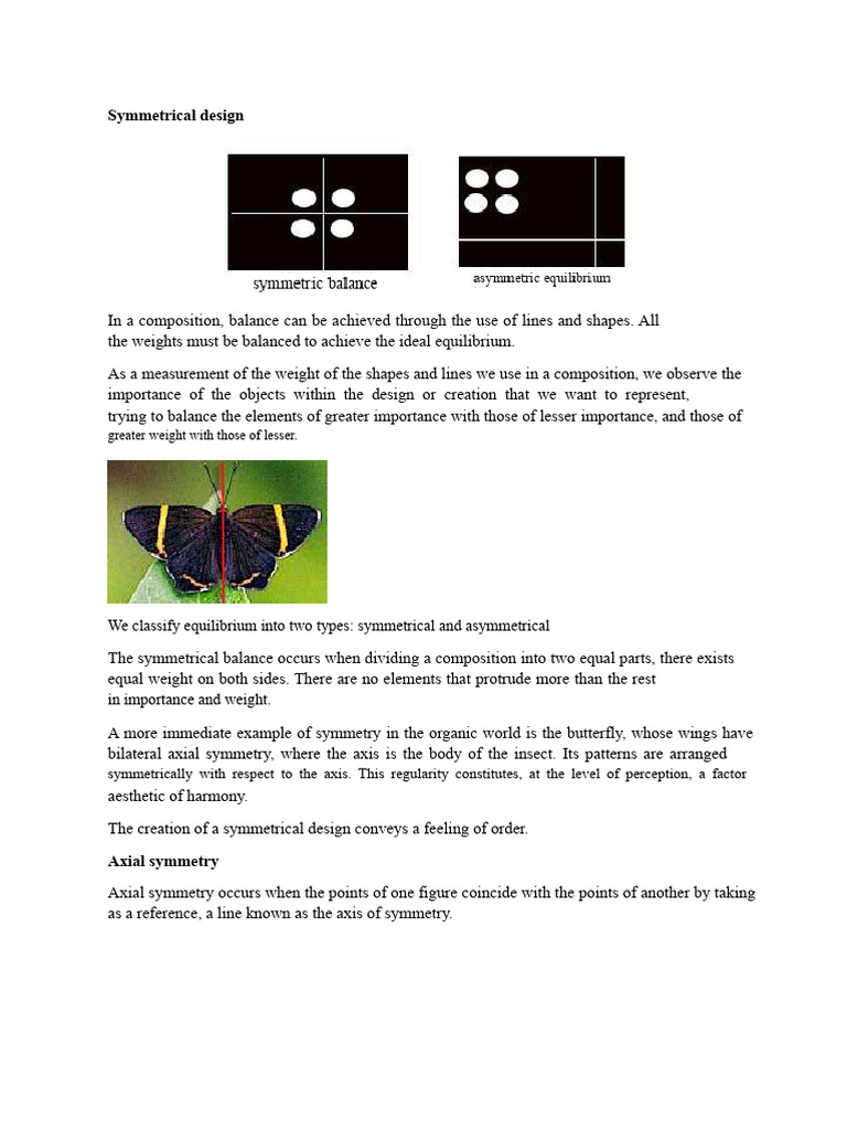 Symmetrical Design | PDF | Symmetry | Composition (Visual Arts)