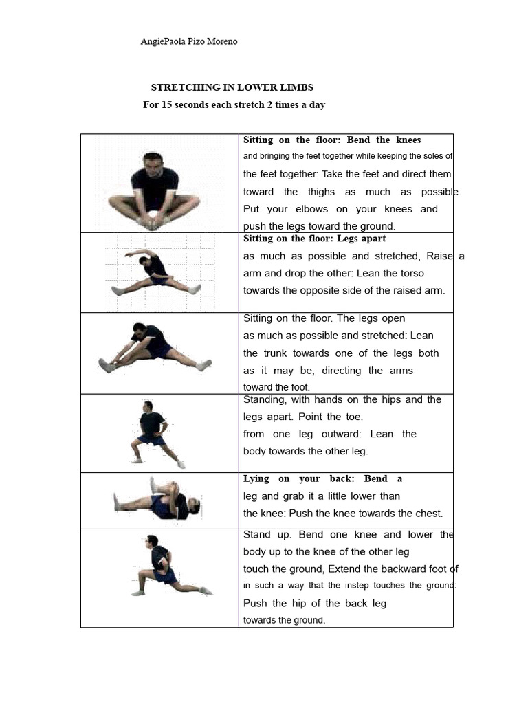 Stretching MII | PDF | Human Leg | Foot
