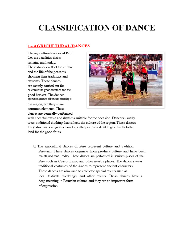 Theme 4 - Classification of Dances 3 4 5 | PDF