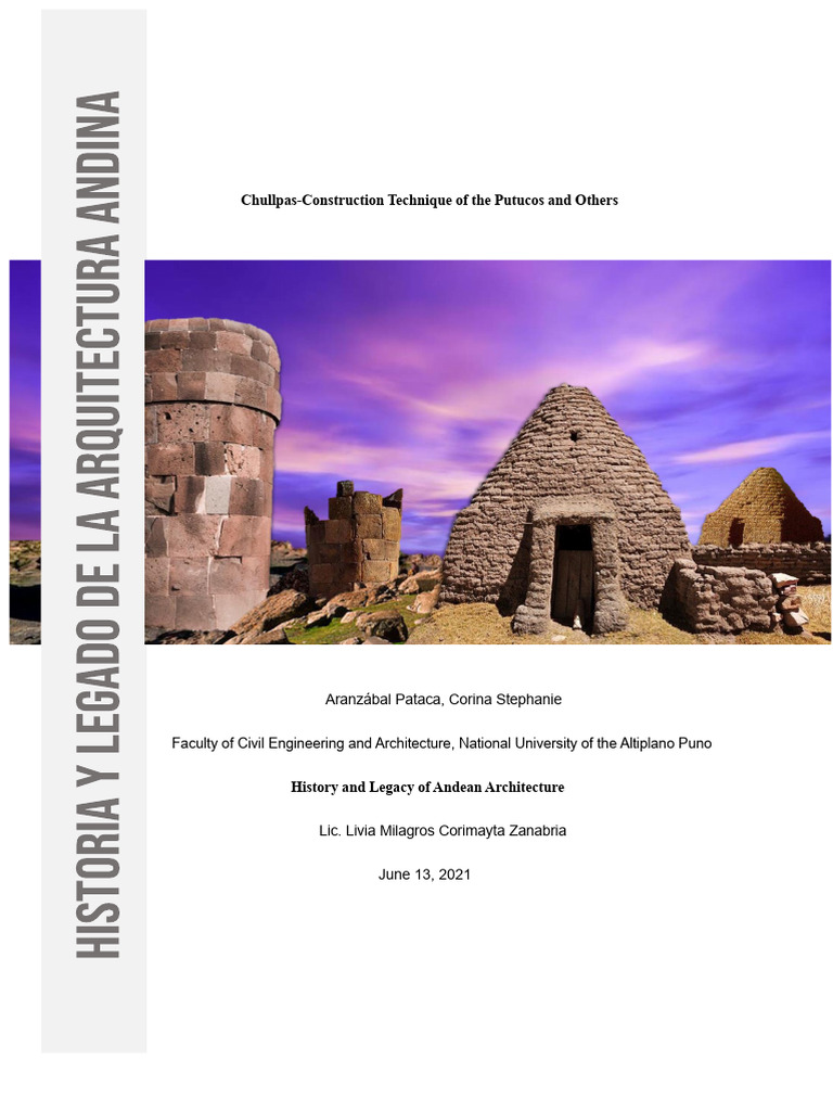 Chullpas and Putucos: Andean Heritage | PDF | Peru | Bolivia
