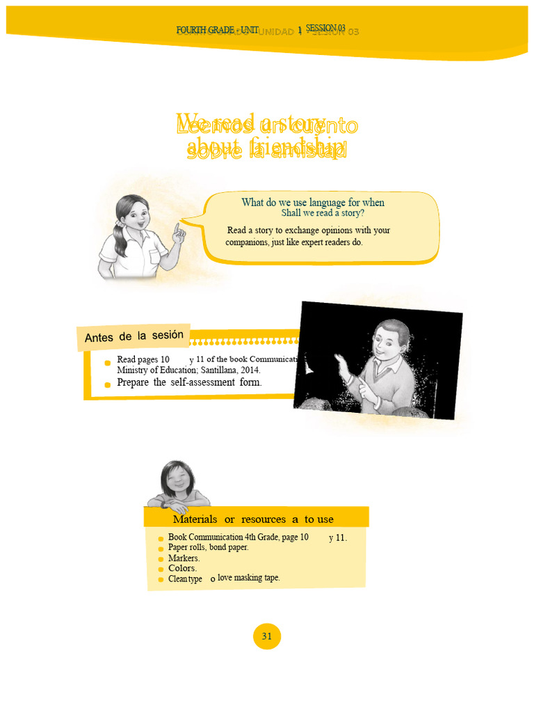 Fourth Grade Unit 1 Session 03 | PDF | Hypothesis | Communication