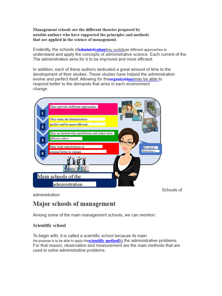 Schools of Management and Their Importance | PDF | Science | Psychology