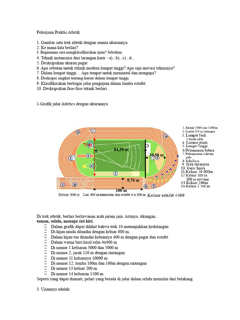 Panduan Lengkap Teknik Atletik dan Latihan | PDF