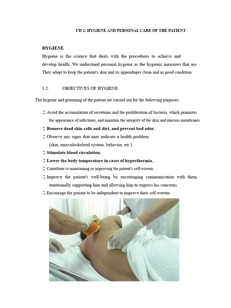 Patient Hygiene and Care Procedures | PDF | Hygiene | Oral Hygiene