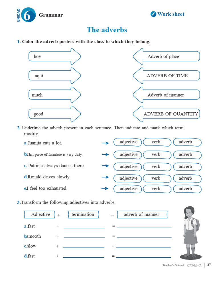 ADVERB ACTIVITIES 4TH GRADE | PDF | Adverb | Linguistics