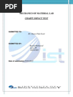 Charpy Impact Test - Lab Report | PDF | Fracture | Ductility