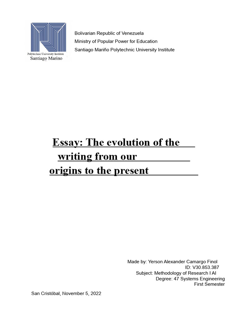 Evolution of Writing Through History | PDF | Writing | Alphabet
