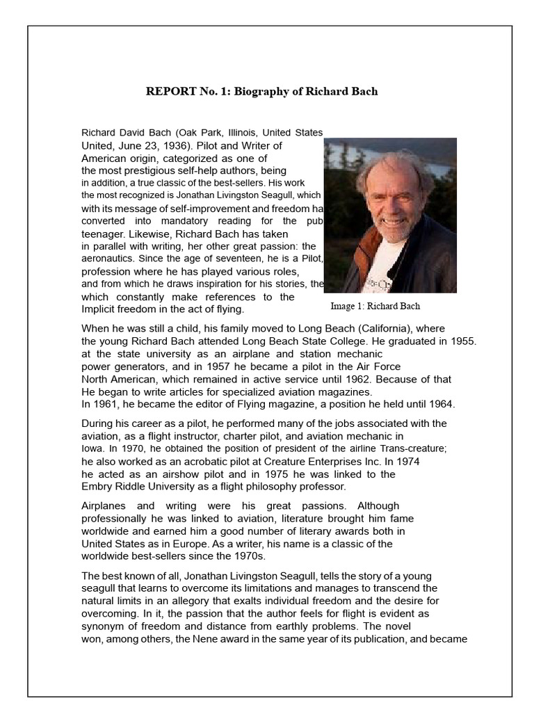 Richard Bach: Biography and Works | PDF