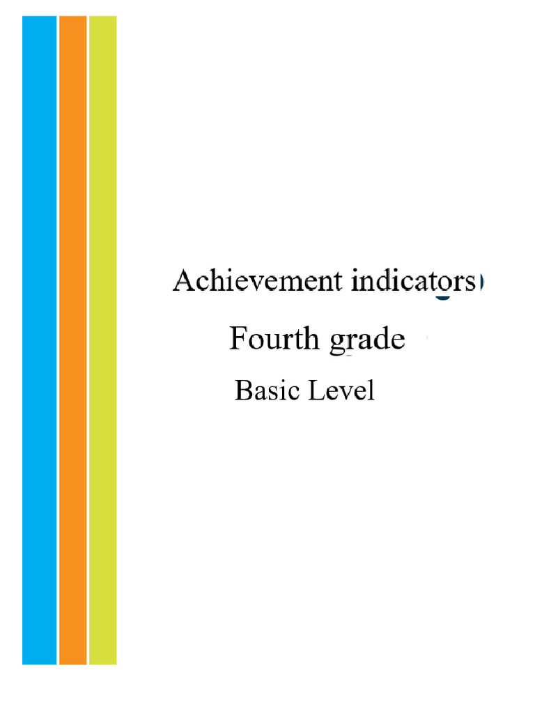 Indicators 4th Grade Primary | PDF | Rectangle