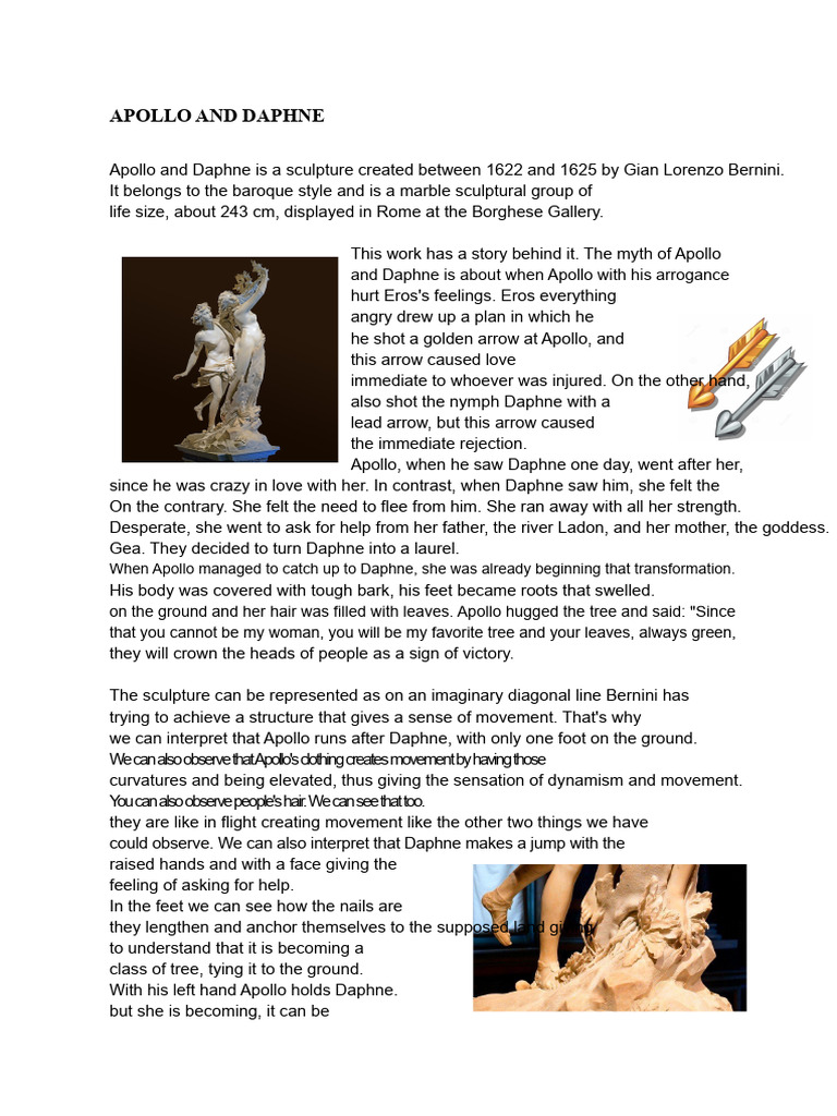 The Myth of Daphne and Apollo | PDF