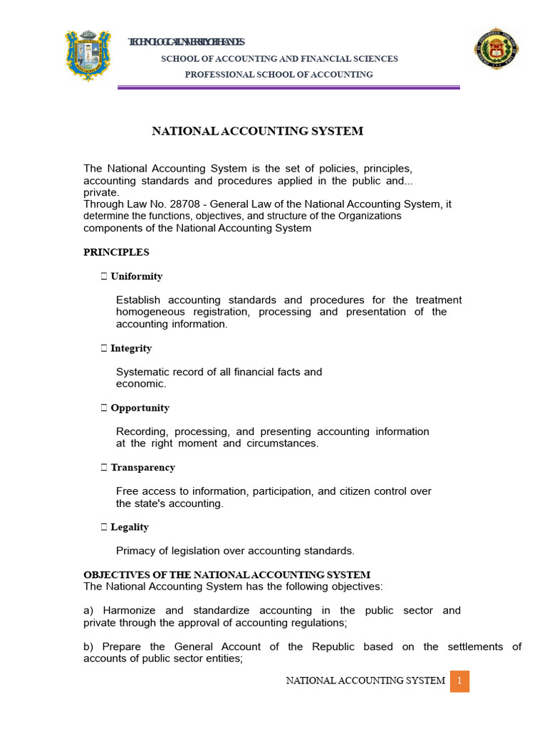 315272010-Monograph of The National Accounting System | PDF ...