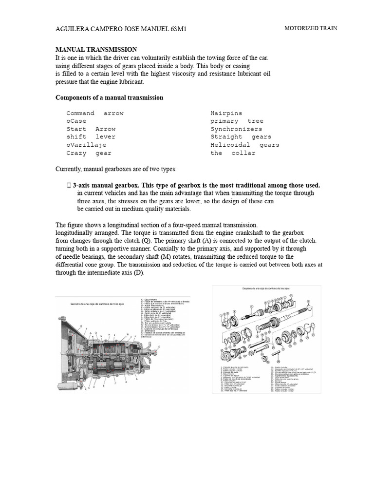 Manual Transmission Overview and Operation | PDF | Manual Transmission ...