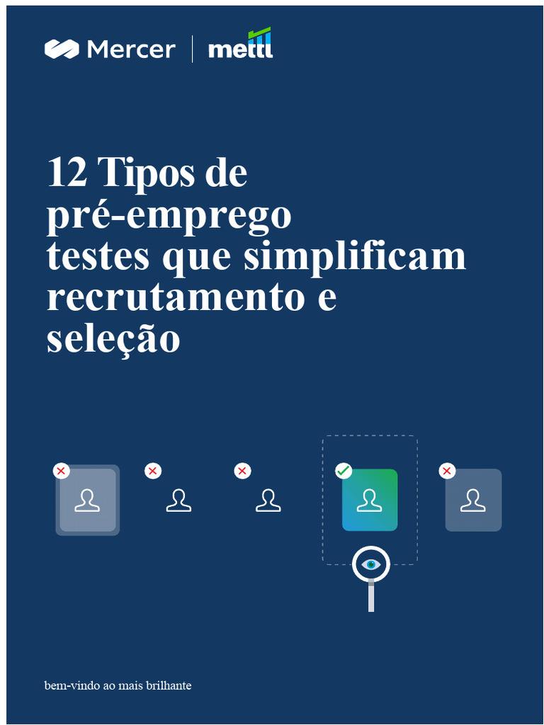 12 Testes Pré-Emprego para Recrutamento | PDF | Gestão de recursos ...