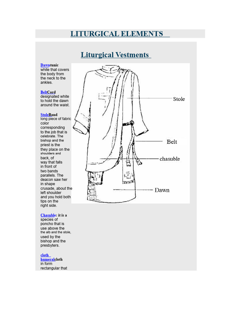 Liturgical Objects | PDF | Catholic Liturgy | Catholic Church