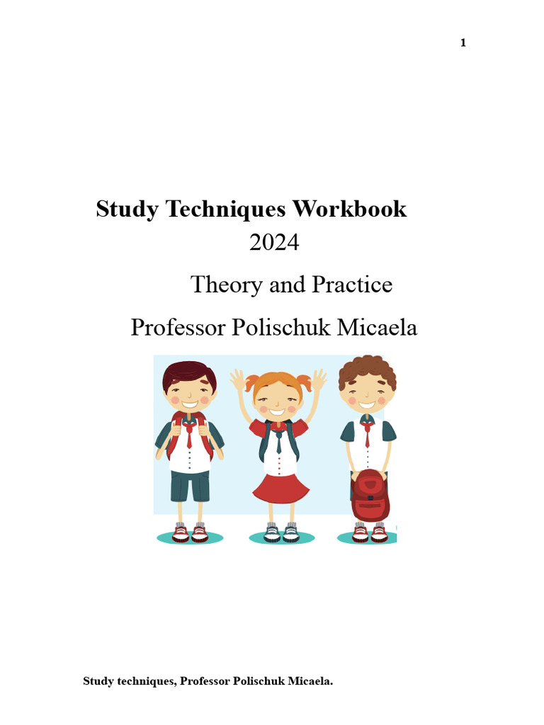 Study Techniques Workbook 2024 Guide | PDF | Emotions | Well Being