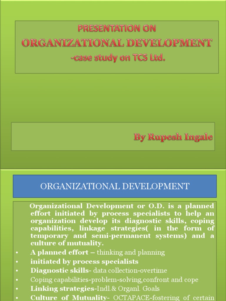 Tcs Project | PDF | Organization Development | Strategic Management