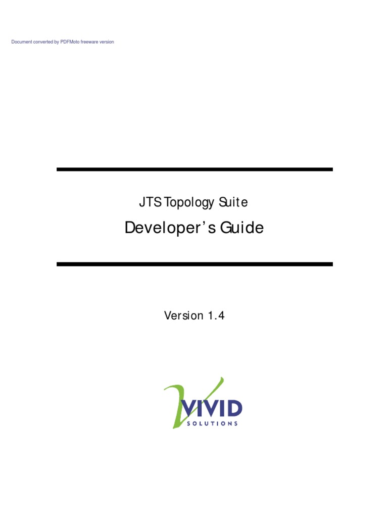 JTS Developer Guide | PDF | Computing | Geometry
