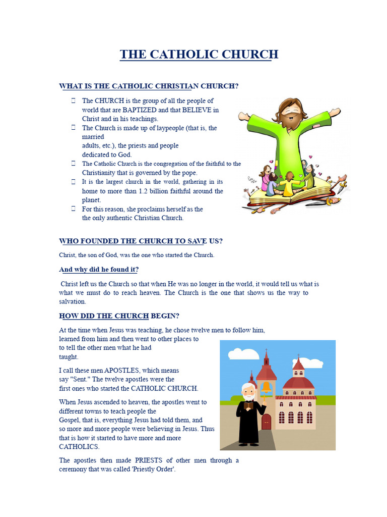 Understanding the Catholic Church Basics | PDF | Catholic Church | Jesus