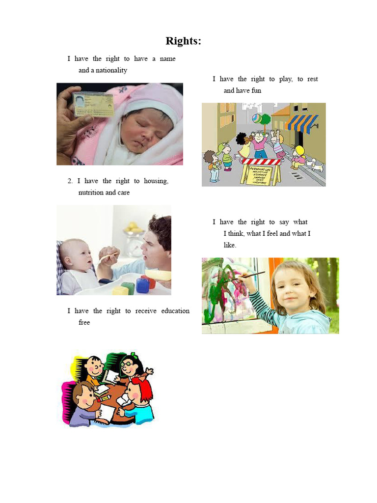 Rights and Responsibilities of The Child | PDF