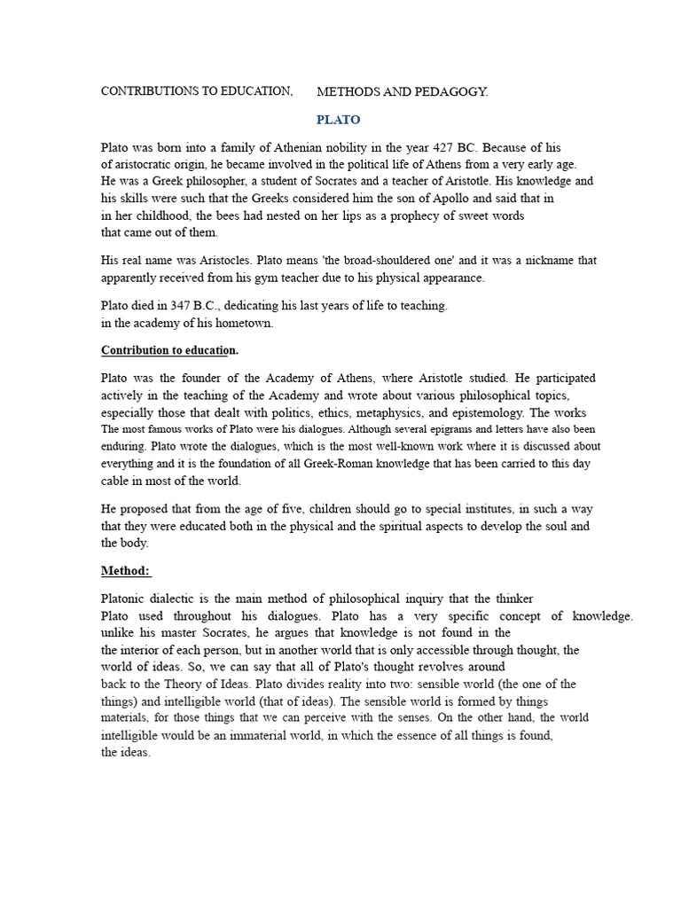 Plato Socrates Aristotle | PDF | Plato | Positivism