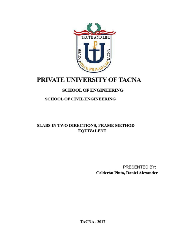 Slabs in Two Directions, Equivalent Frame Method | PDF | Beam ...