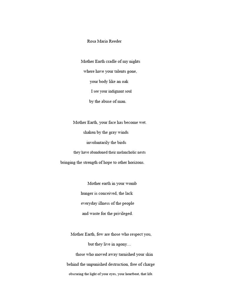 Poetry S | PDF | Earth | Earth Sciences