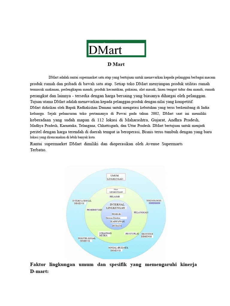 D Mart | PDF