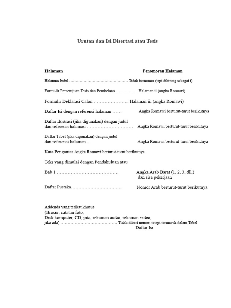 Format Tesis Numl | PDF