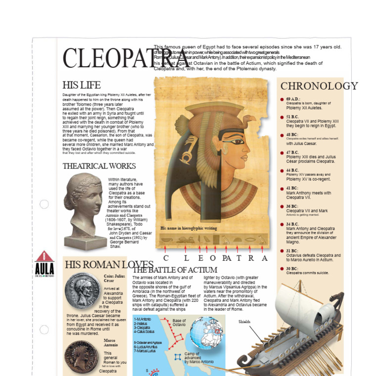 CLEOPATRA | PDF | Cleopatra | Ptolemaic Kingdom