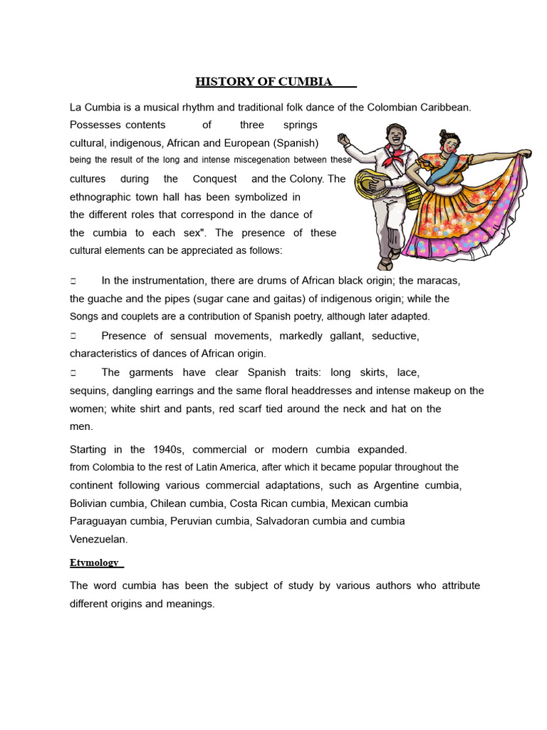 History of Cumbia | PDF | Caribbean Music
