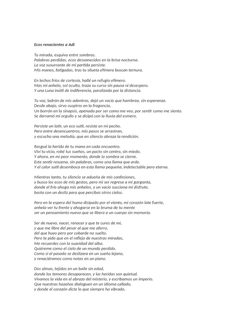Poema 2 | PDF