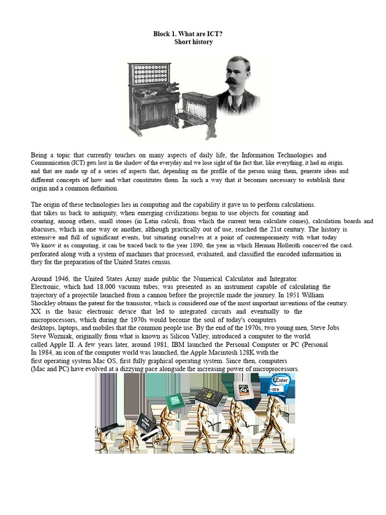 History and Impact of ICT | PDF | World Wide Web | Internet & Web
