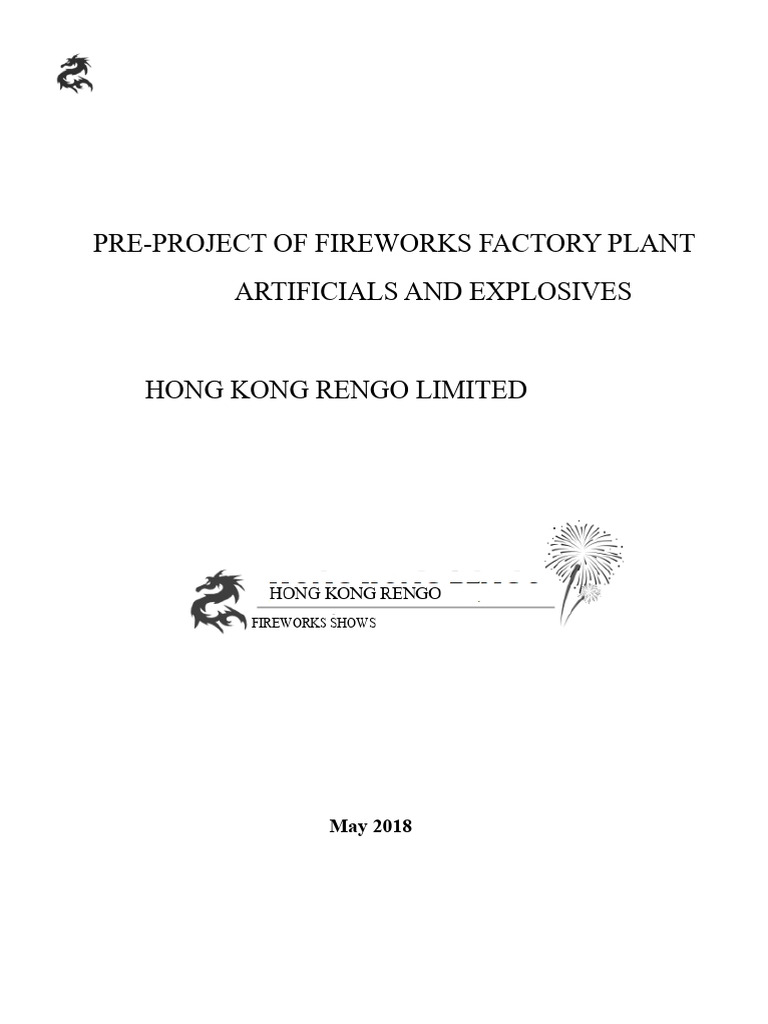 Fireworks Factory Project Overview | PDF | Gunpowder | Materials