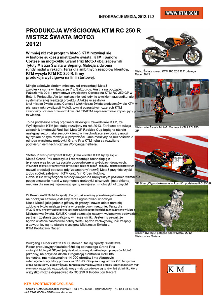 KTM RC 250 R | PDF
