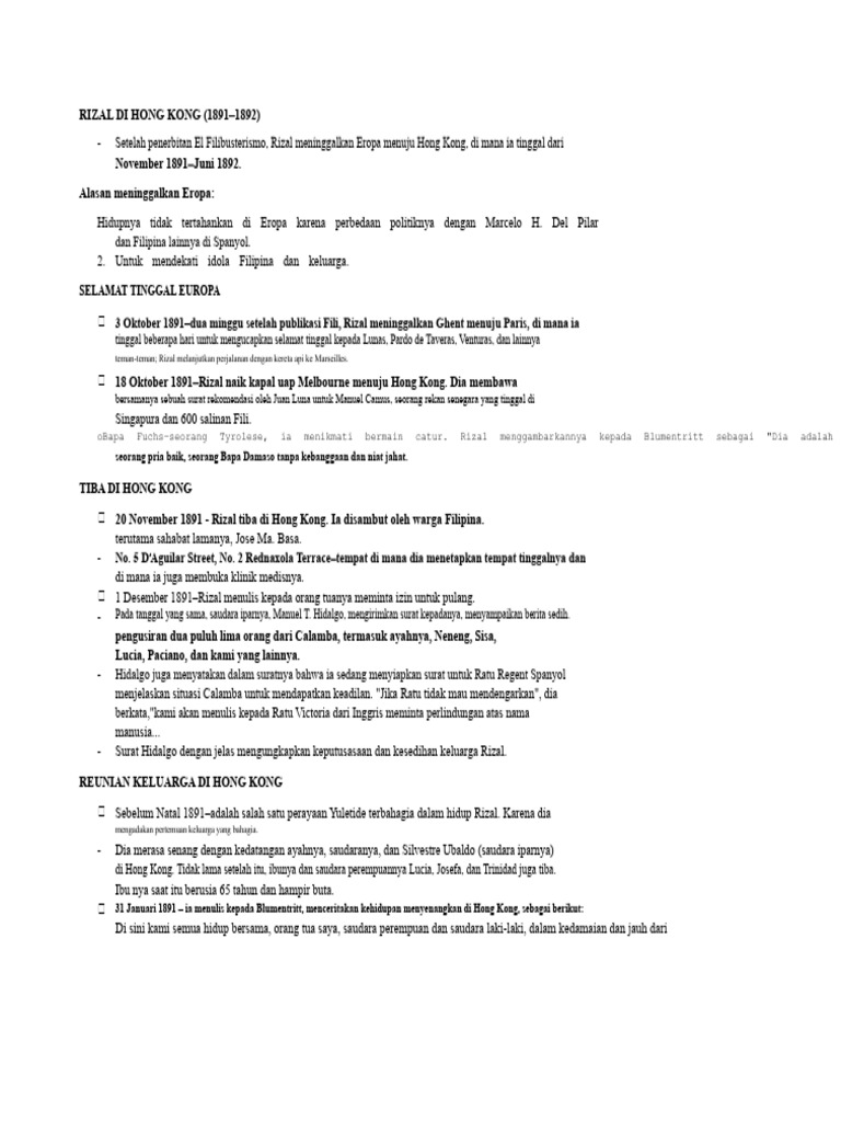 Rizal | PDF