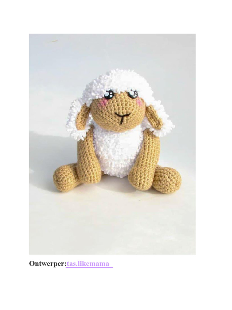 Eenvoudige Kleine Haak Schaap PDF Amigurumi Gratis Patroon | PDF