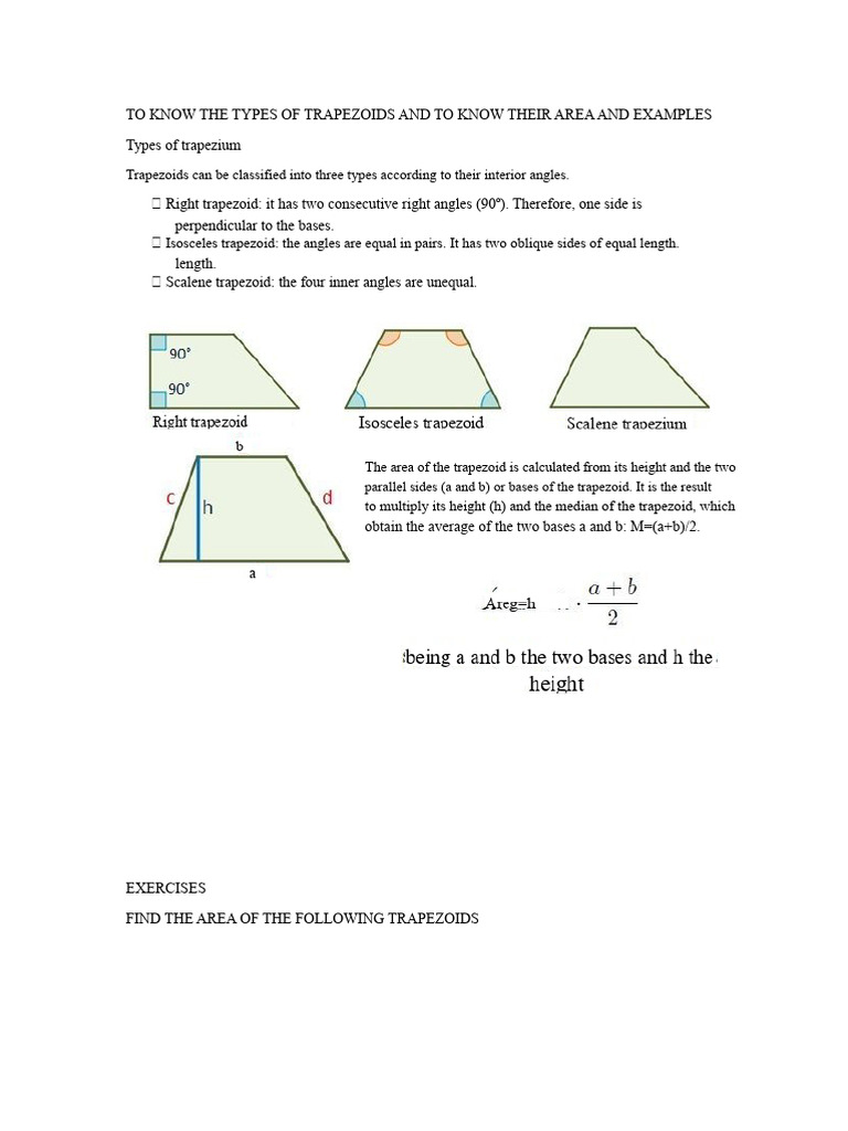 TRAPEZOIDS | PDF