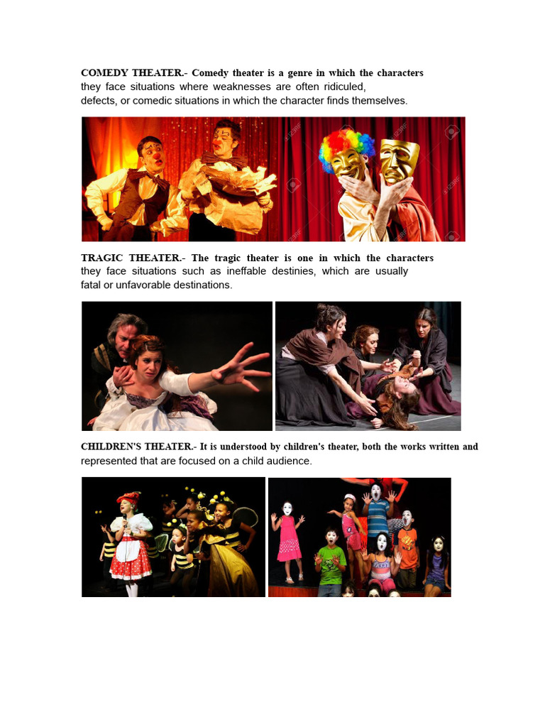 Types of Theater Genres Explained | PDF