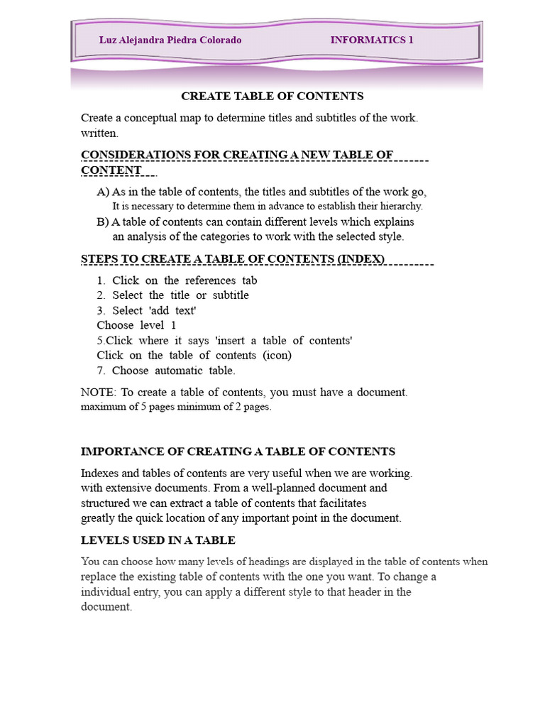 Table of Contents and Bibliography | PDF | Bibliography | Citation