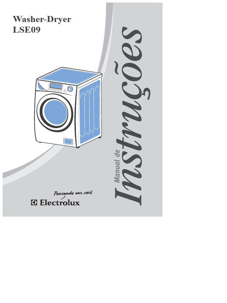 Electrolux LSE09 9K Front Load Washing Machine Manual | PDF | Washing ...