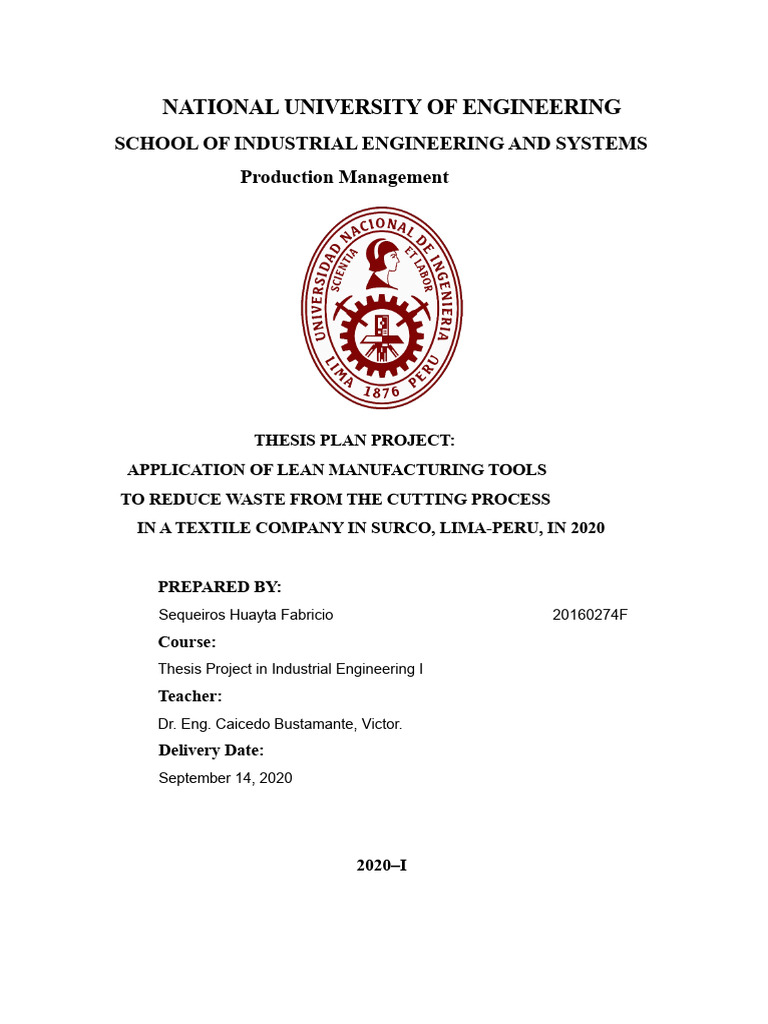 Very Good Thesis Plan Model and Consistency Matrix Uni 2020 | PDF ...