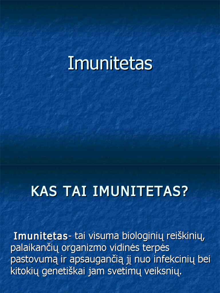 Imunitetas | PDF