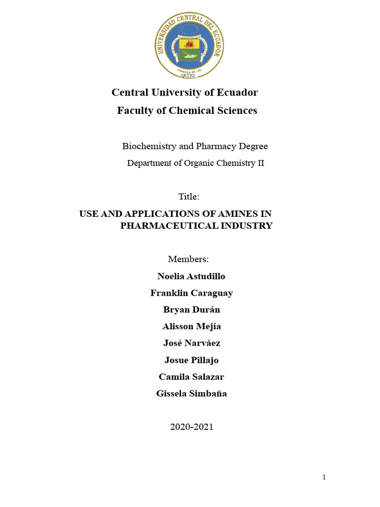 Uses and Applications of Amines | PDF | Amine | Nitrogen