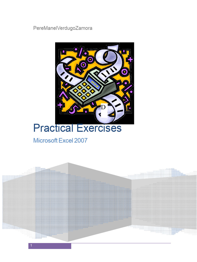 Practical Excel Exercises | PDF | Microsoft Excel | Invoice