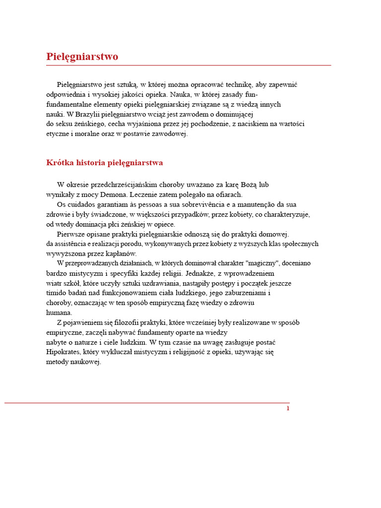 Codzienny Przewodnik Pielęgniarski | PDF